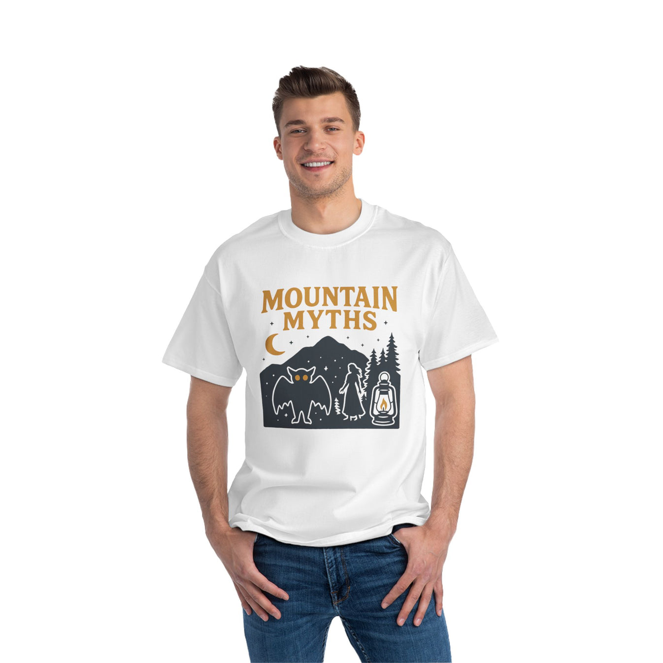 Mountain Myths Cryptic Core T-Shirt, Appalachian Folklore Tee, Mythica ...