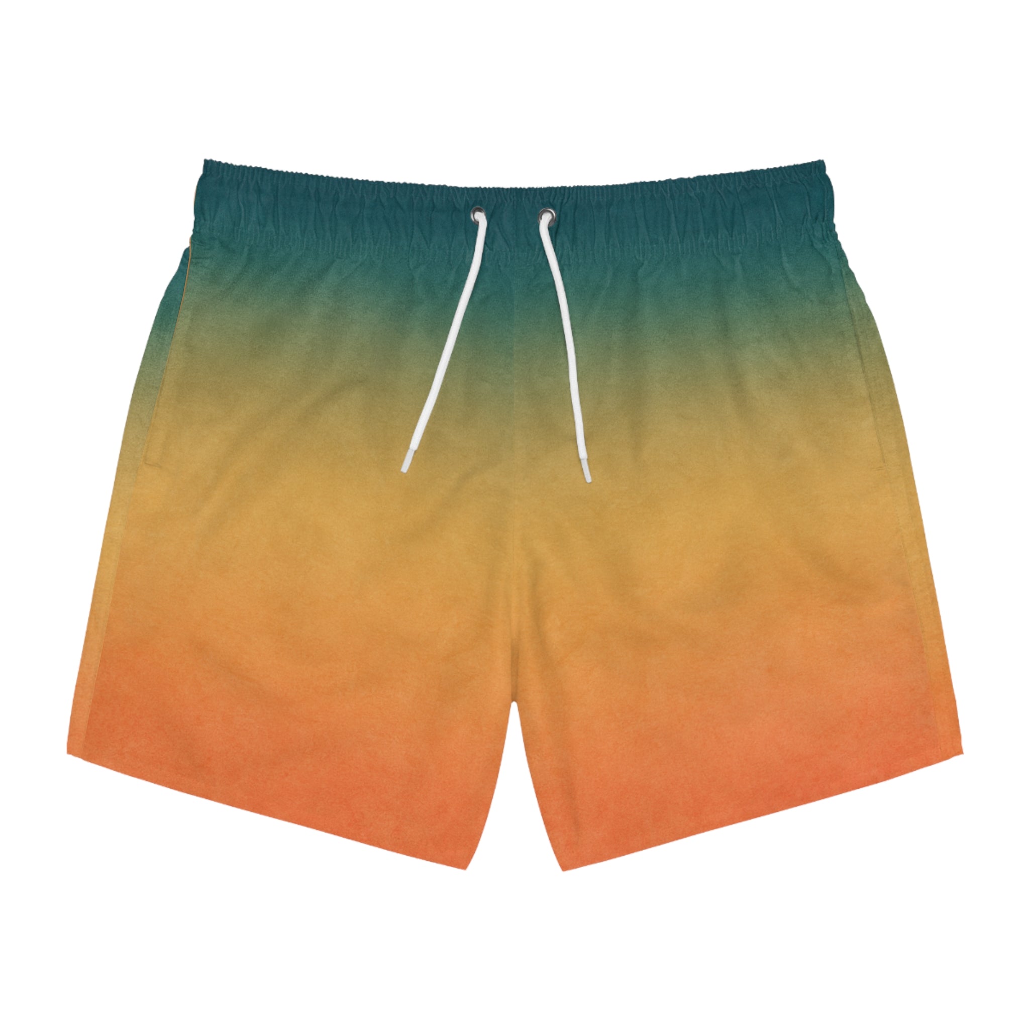 Sunny Gradient Swim Trunks, Beach Shorts, Summer Swimwear, Vacation At ...