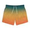 Sunny Gradient Swim Trunks, Beach Shorts, Summer Swimwear, Vacation At ...
