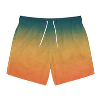 Sunny Gradient Swim Trunks, Beach Shorts, Summer Swimwear, Vacation At ...