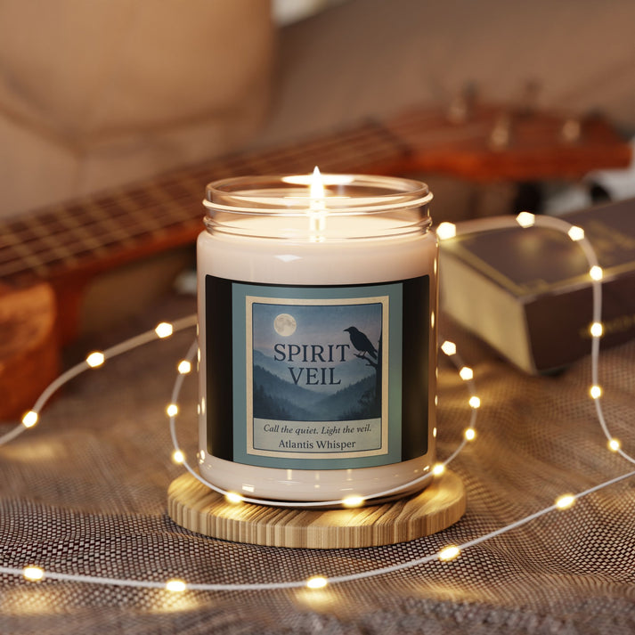 Soy Candle, Spirit Veil Scented Candle, Relaxing Light Scent Candle, H ...