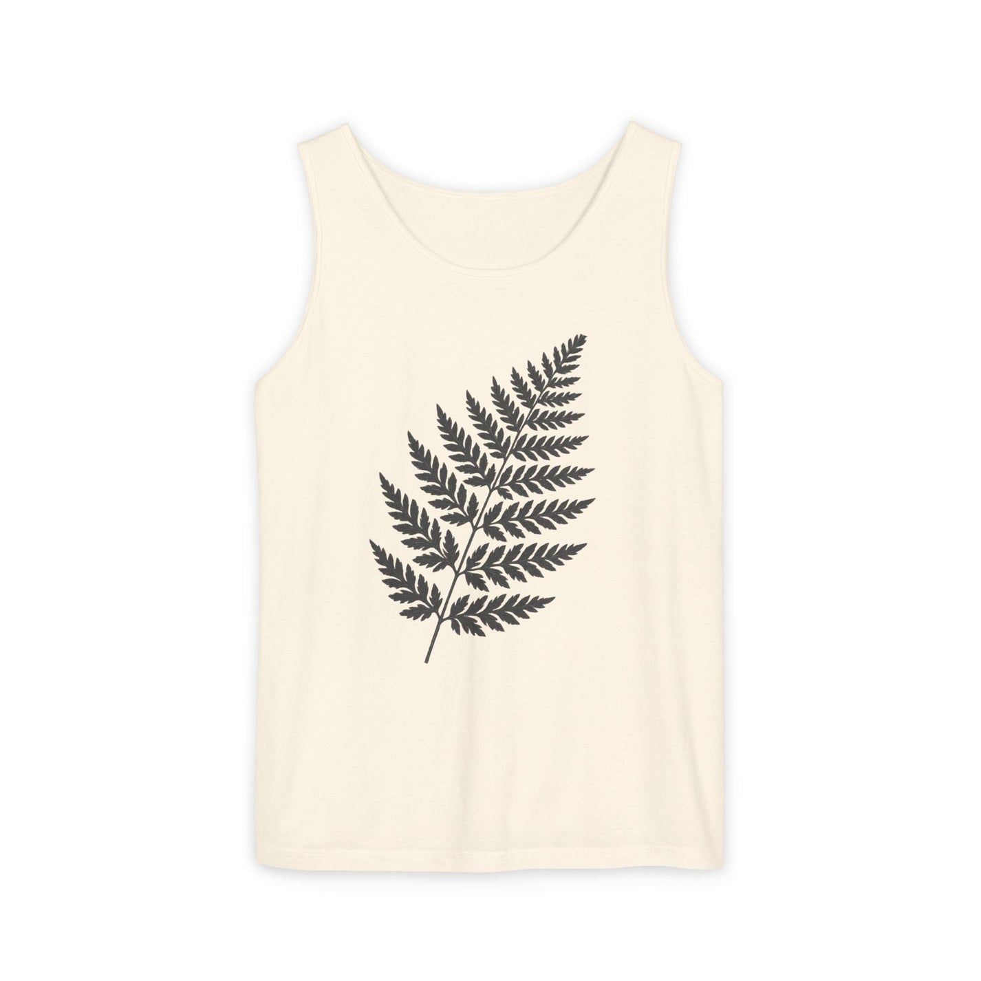 Wild Fern Tank | Nature-Inspired Botanical Print Shirt – Cobalt Threads