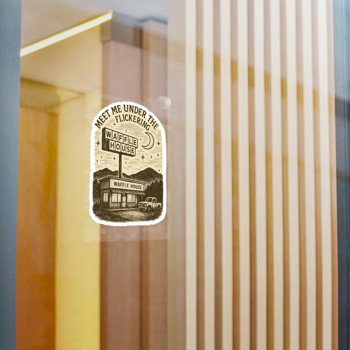 Vinyl Decal Sticker, Appalachian Humor Meet Me Under the Flickering Wa ...