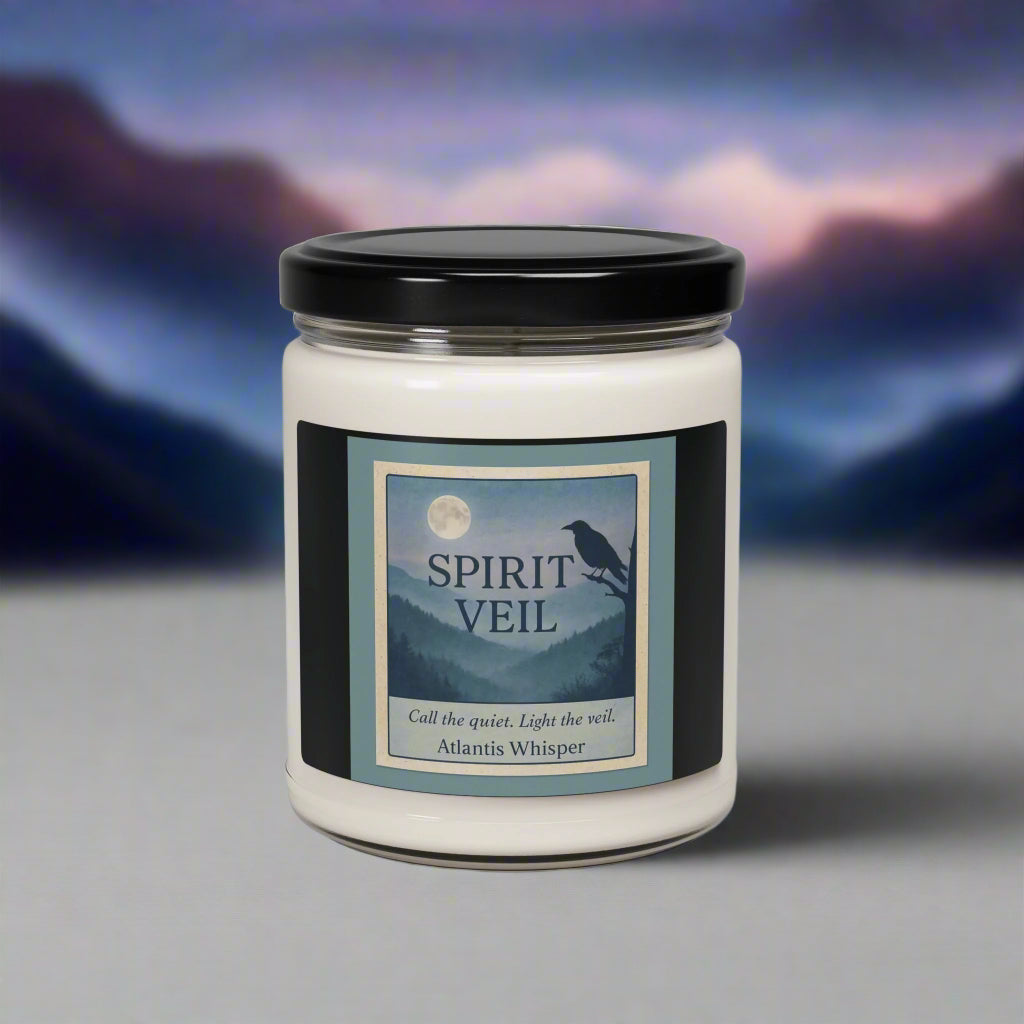 Soy Candle, Spirit Veil Scented Candle, Relaxing Light Scent Candle, H ...