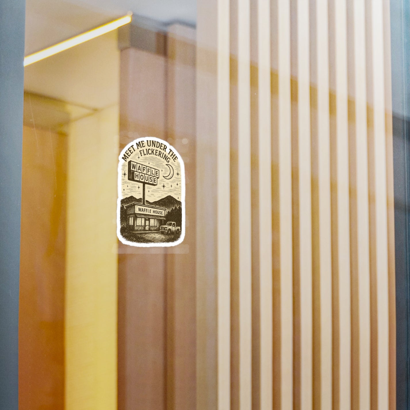 Vinyl Decal Sticker, Appalachian Humor Meet Me Under the Flickering Wa ...